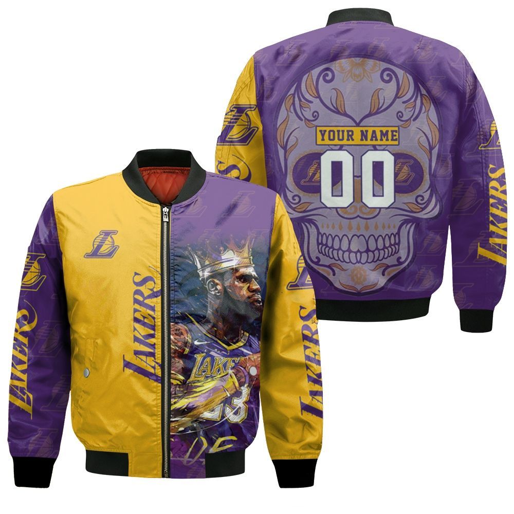 23 Lebron James Los Angeles Lakers NBA Western Conference Skull Logo ...