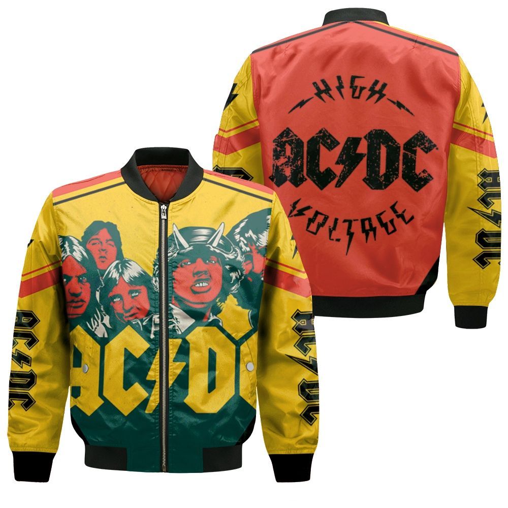 Acdc Demon Red Yellow Bomber Jacket BBJ0882 – We sell presents, you ...