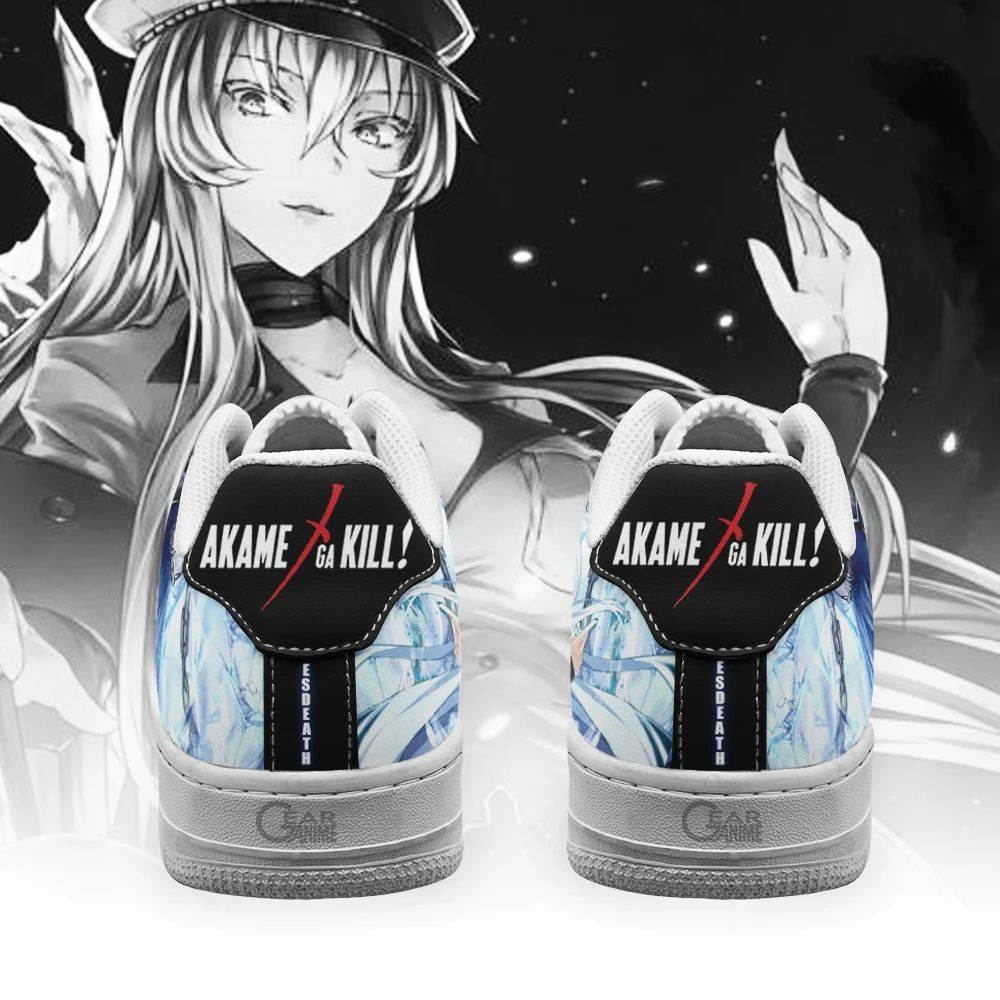 Akame Ga Kill Esdeath Shoes Custom Anime Air Force Sneakers AF0566 – We ...
