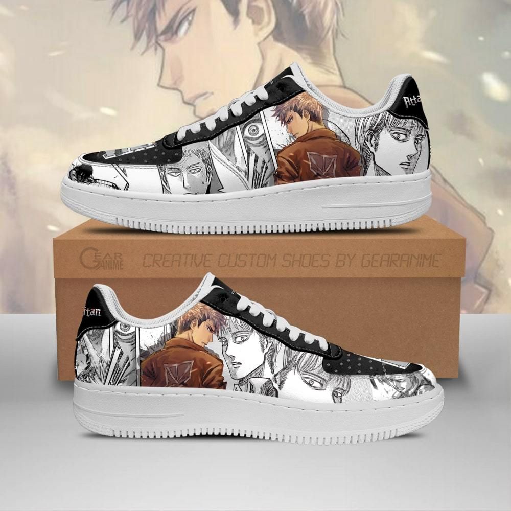 Aot Jean Air Force Sneakers Attack On Titan Anime Shoes Mixed Manga ...