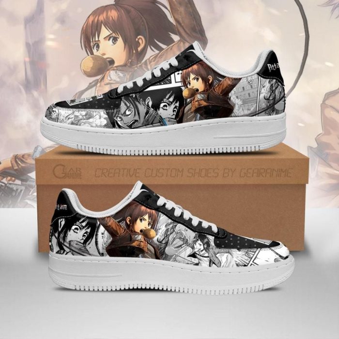 Aot Sasha Air Force Sneakers Attack On Titan Anime Shoes Mixed Manga ...