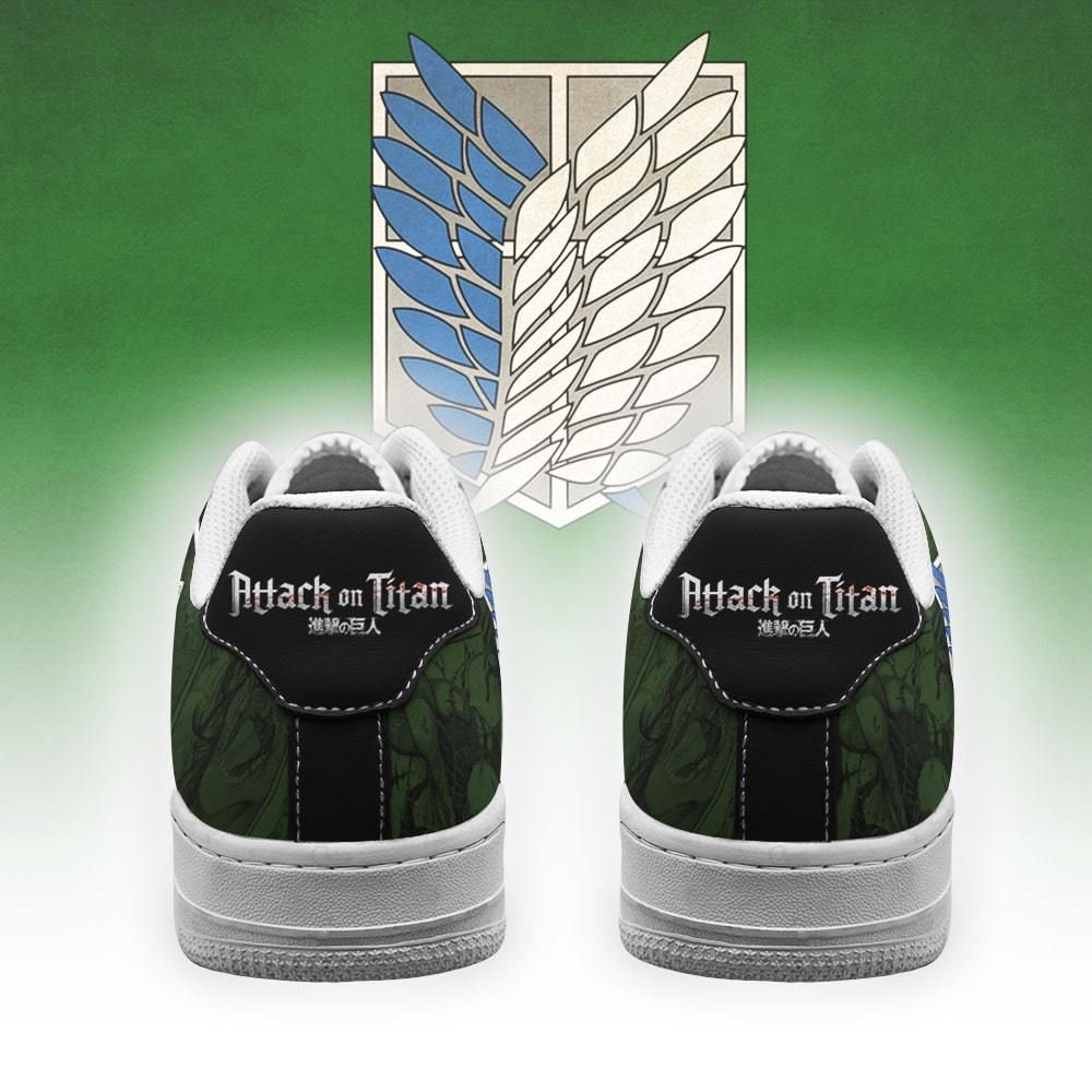 Aot Scout Regiment Air Force Sneakers Attack On Titan Anime Shoes ...