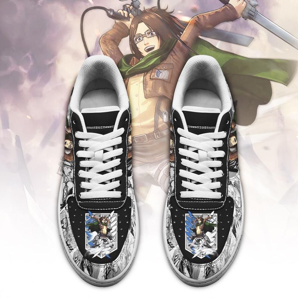 Aot Zoe Hange Air Force Sneakers Attack On Titan Anime Manga Shoes ...