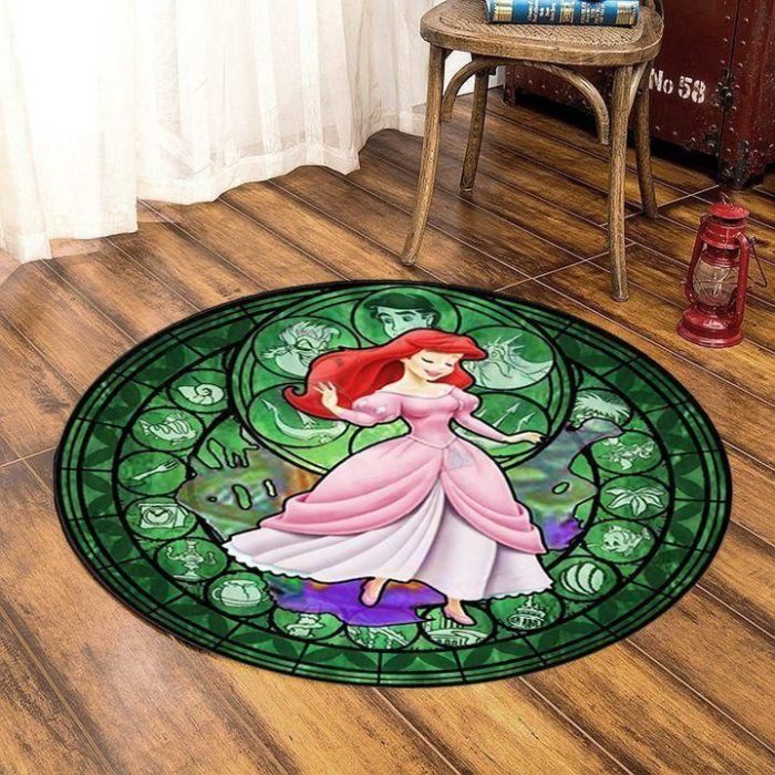 Ariel Round Carpet, Disney Round Rug Floor Decor R0238 – We sell ...