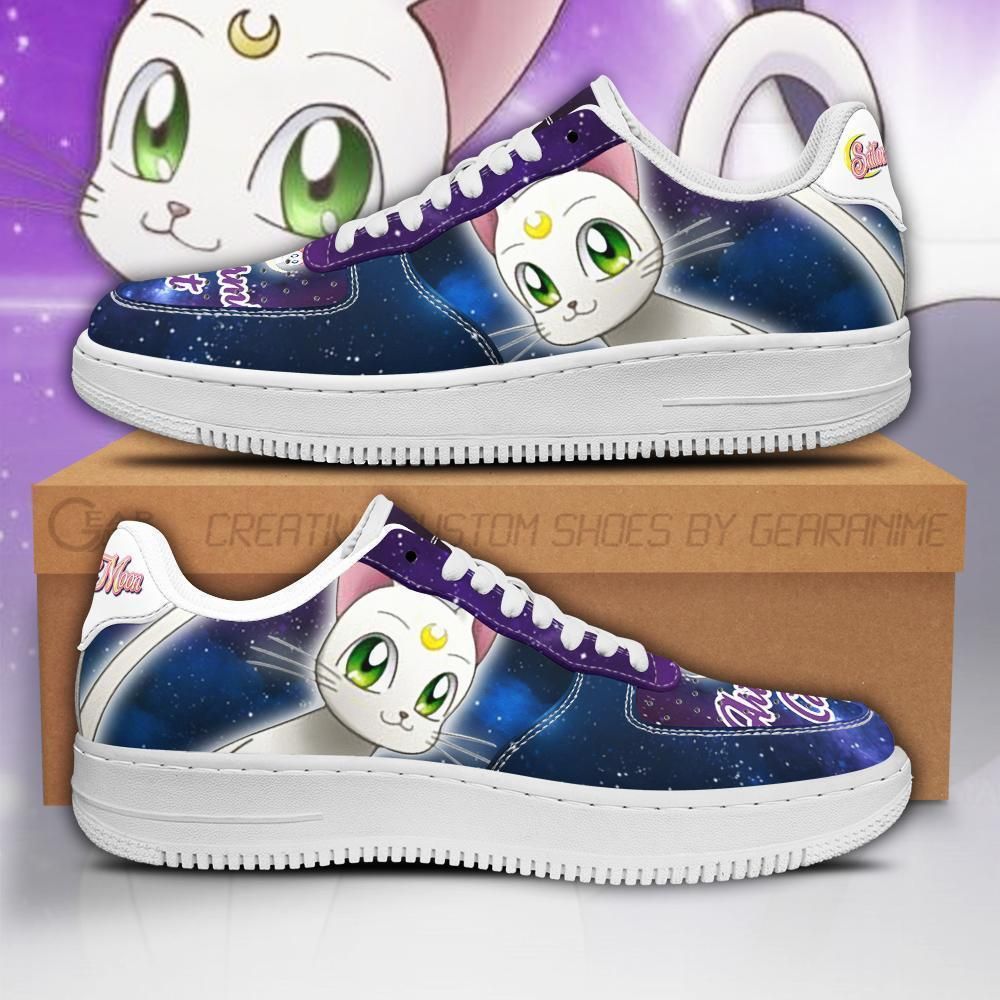 Artermis Cat Air Force Sneakers Sailor Moon Anime Shoes Fan Gift AF0490 ...