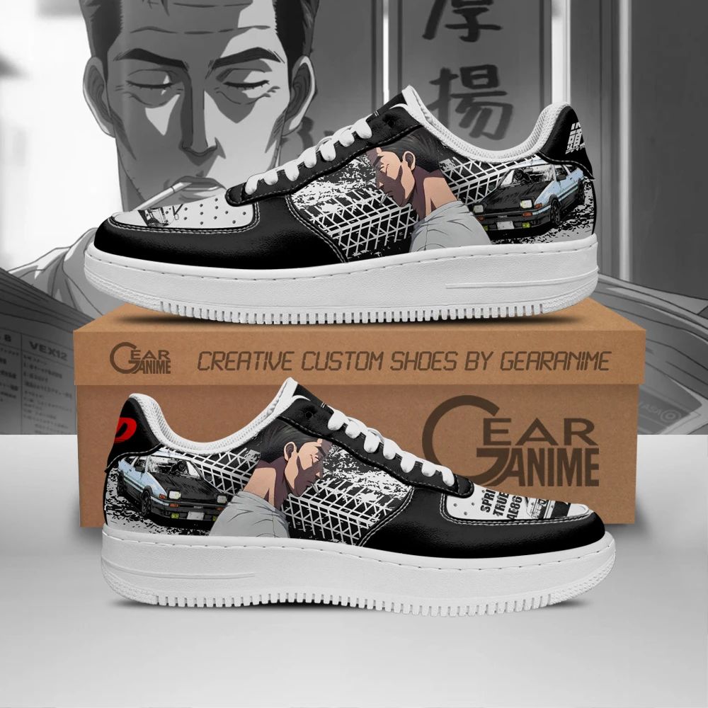 Bunta Fujiwara Shoes Initial D Anime Air Force Sneakers AF0763 – We ...