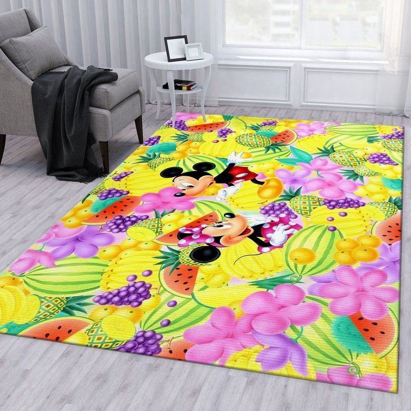 Cartoons Company Disney Fruits Mickey Area Rug Living Room And Bed Room ...
