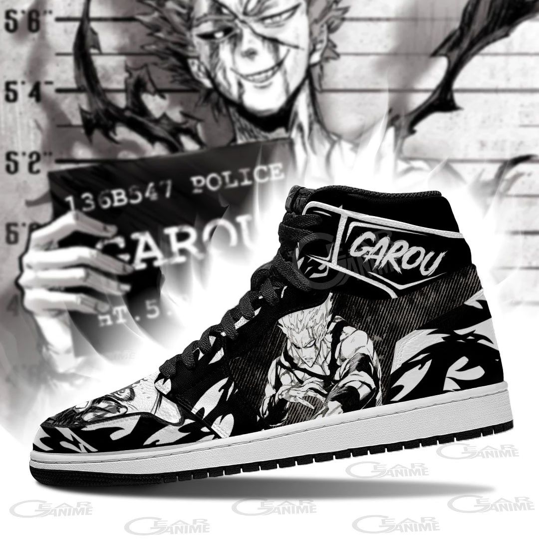 Garou One Punch Man Sneakers Anime Custom Shoes JDH0864 – We sell ...