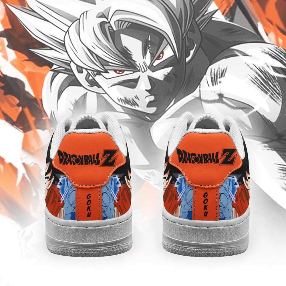 Goku Nike Air Force Shoes Unique Dragon Ball Anime Custom Sneakers ...