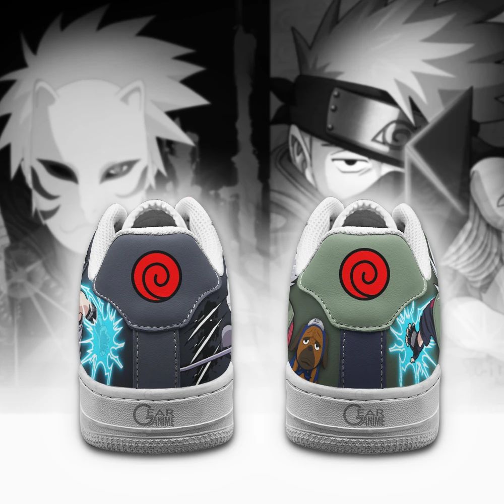 Hatake Kakashi Air Force 1 Sneakers Anbu And Jounin Naruto Custom Anime ...