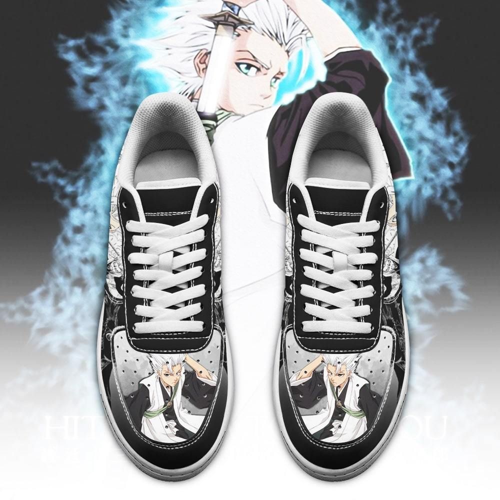 Hitsugaya Air Nike Air Force Shoes Unique Bleach Anime Custom Sneakers ...