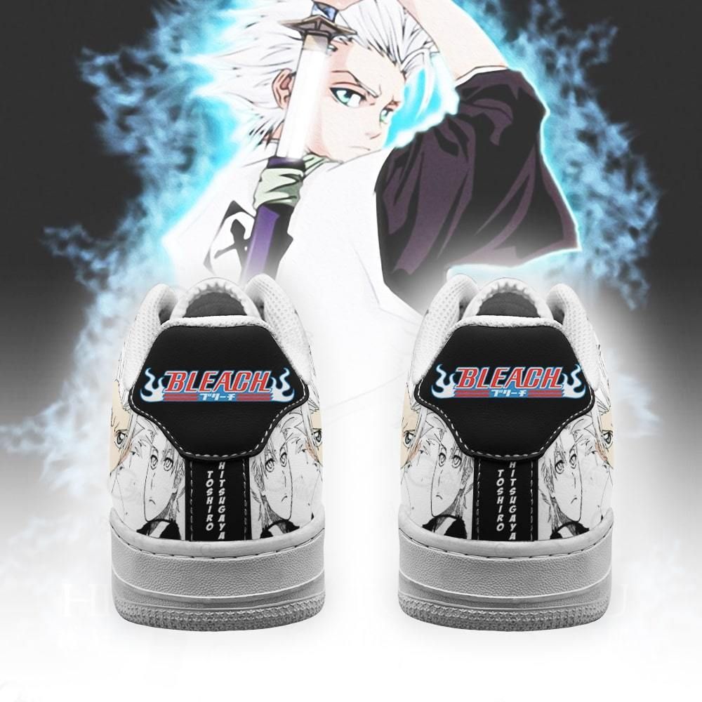 Hitsugaya Air Nike Air Force Shoes Unique Bleach Anime Custom Sneakers ...