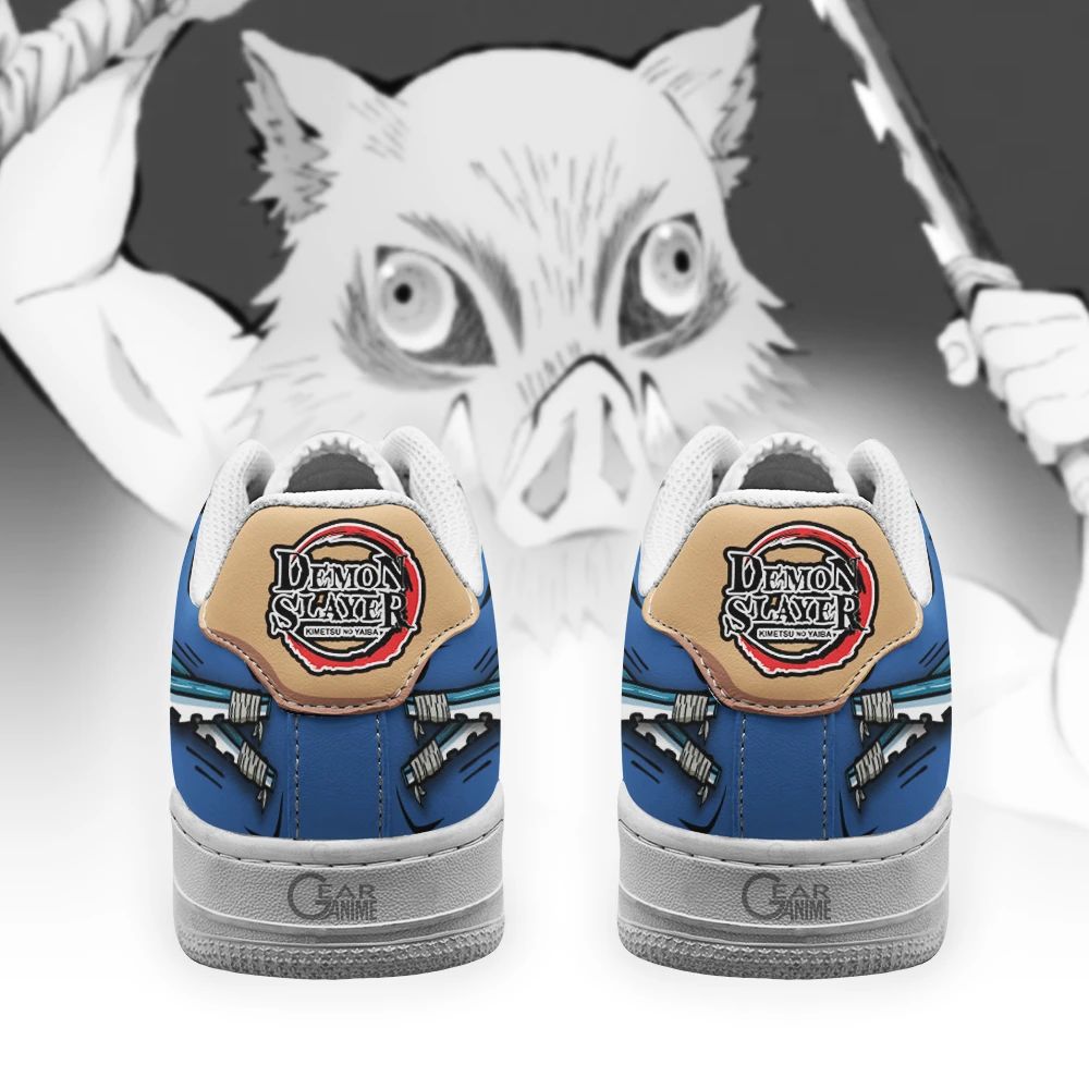 Inosuke Air Force 1 Sneakers Custom Sword Demon Slayer Shoes AF1088 ...