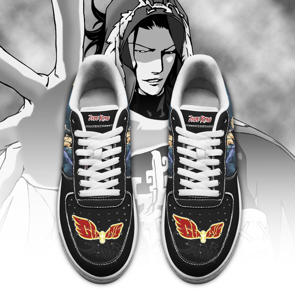 Jade King Takeuchi Air Gear Shoes Custom Anime Air Force Sneakers ...