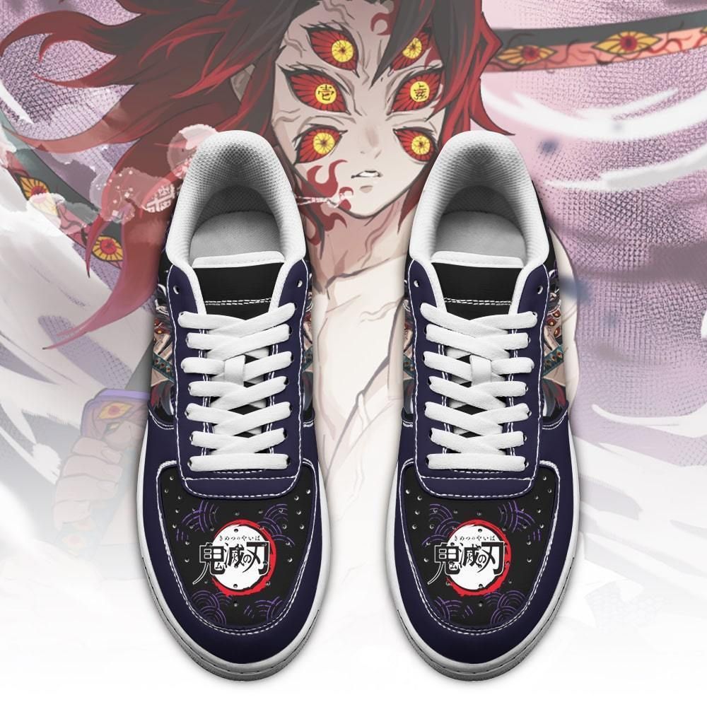 Kokushibou Nike Air Force Shoes Unique Demon Slayer Anime Custom ...