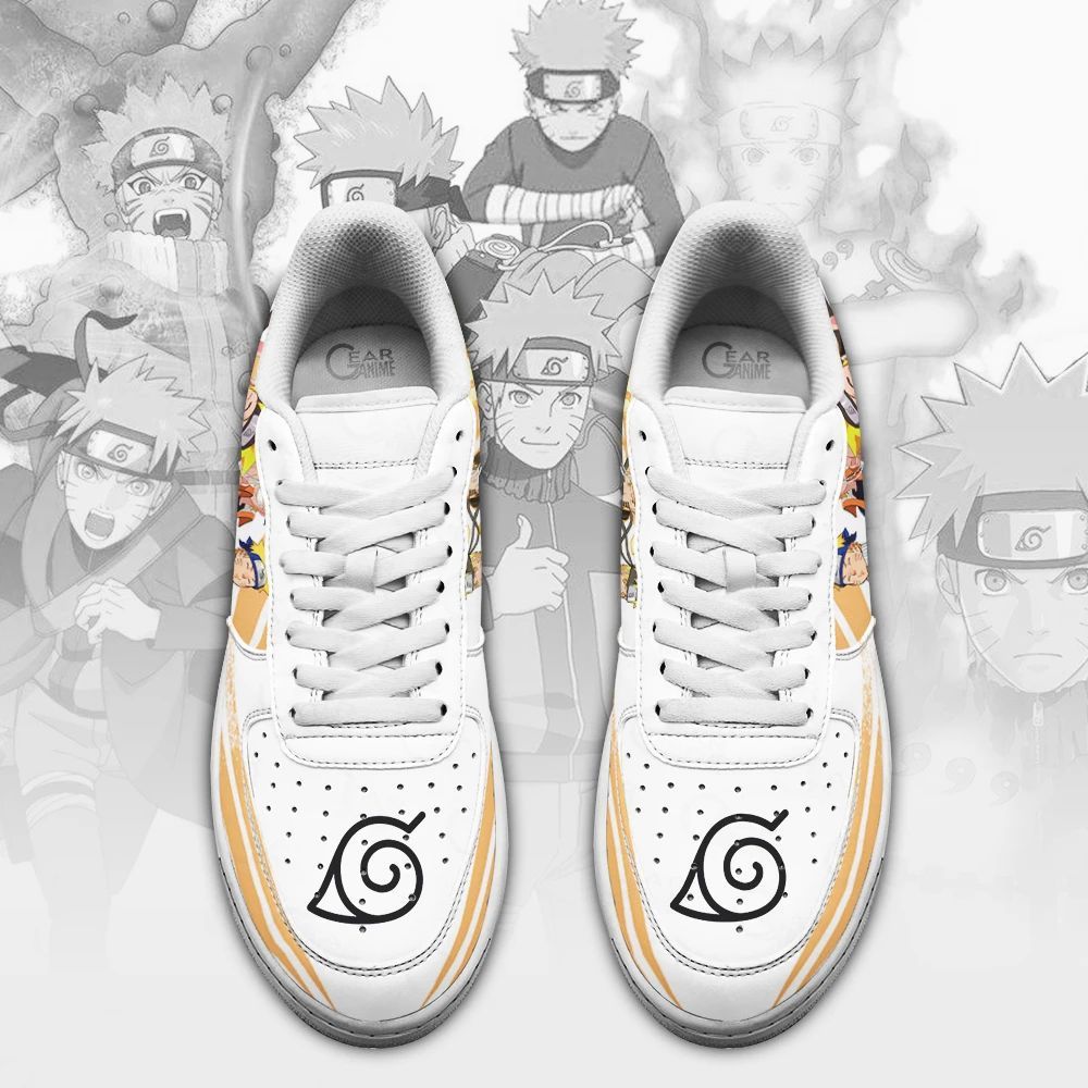 Naruto Evolution Air Force 1 Sneakers Custom Anime Shoes AF1040 – We ...