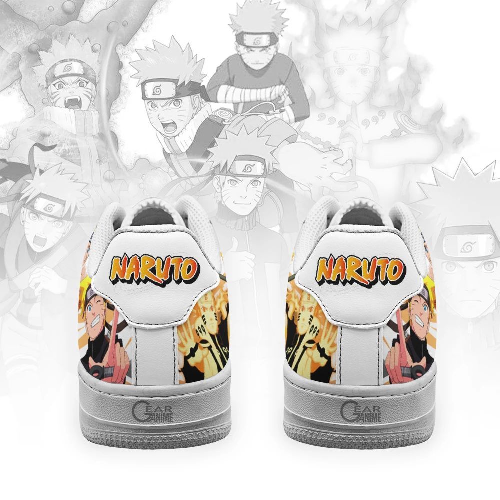 Naruto Evolution Air Force 1 Sneakers Custom Anime Shoes AF1040 – We ...