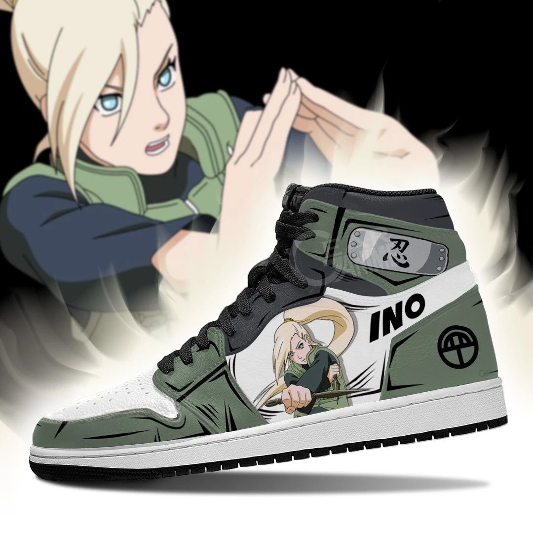 Naruto Ino Yamanaka Shoes Uniform Costume Anime Sneakers JDH0405 – We ...