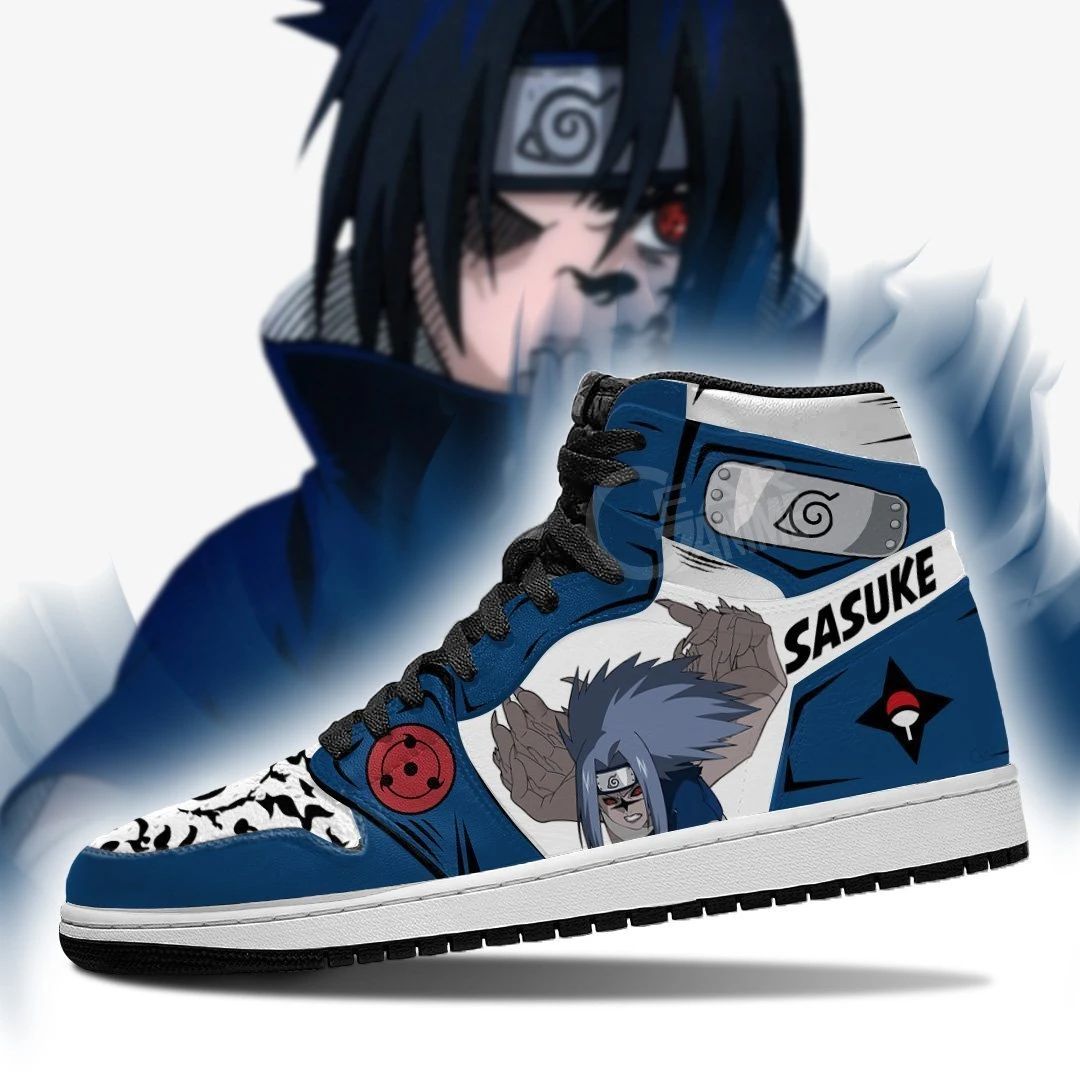 Naruto Sasuke Shoes Cursed Seal of Heaven Power Anime Sneakers JDH0100 ...