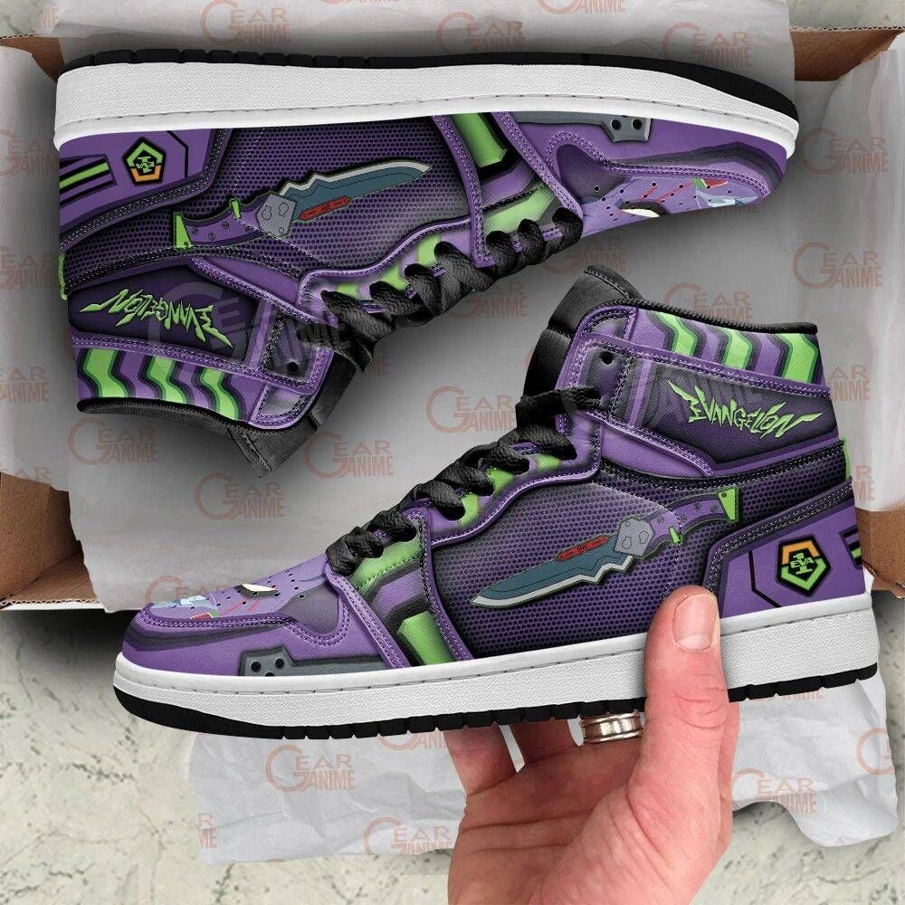 Neon Genesis Evangelion Unit-01 Sneakers Weapon Anime Shoes JDH0262 ...