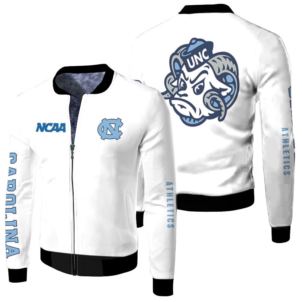 North Carolina Tar Heels Ncaa Bomber Jacket 3D Fleece Bomber Jacket ...