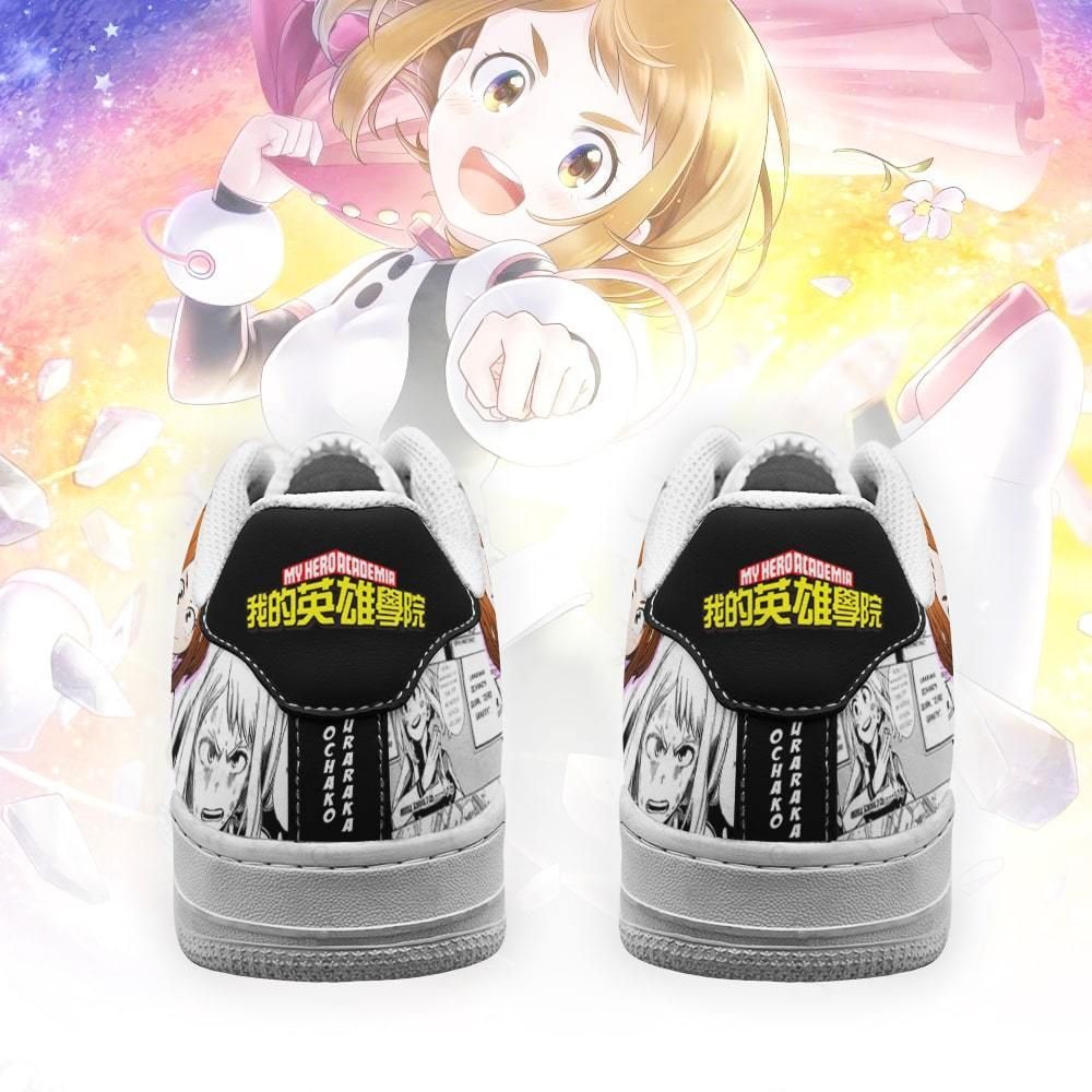 Ochako Uraraka Nike Air Force Shoes Unique My Hero Academia Anime ...