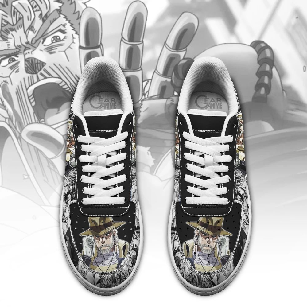 Old Joseph Joestar Air Force 1 Sneakers Custom Jojo’s Bizarre Anime ...