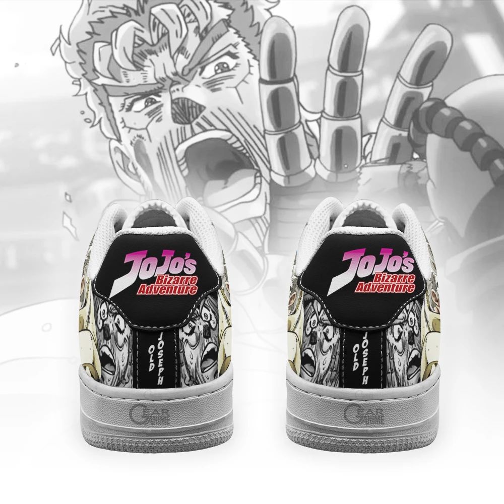 Old Joseph Joestar Air Force 1 Sneakers Custom Jojo’s Bizarre Anime ...
