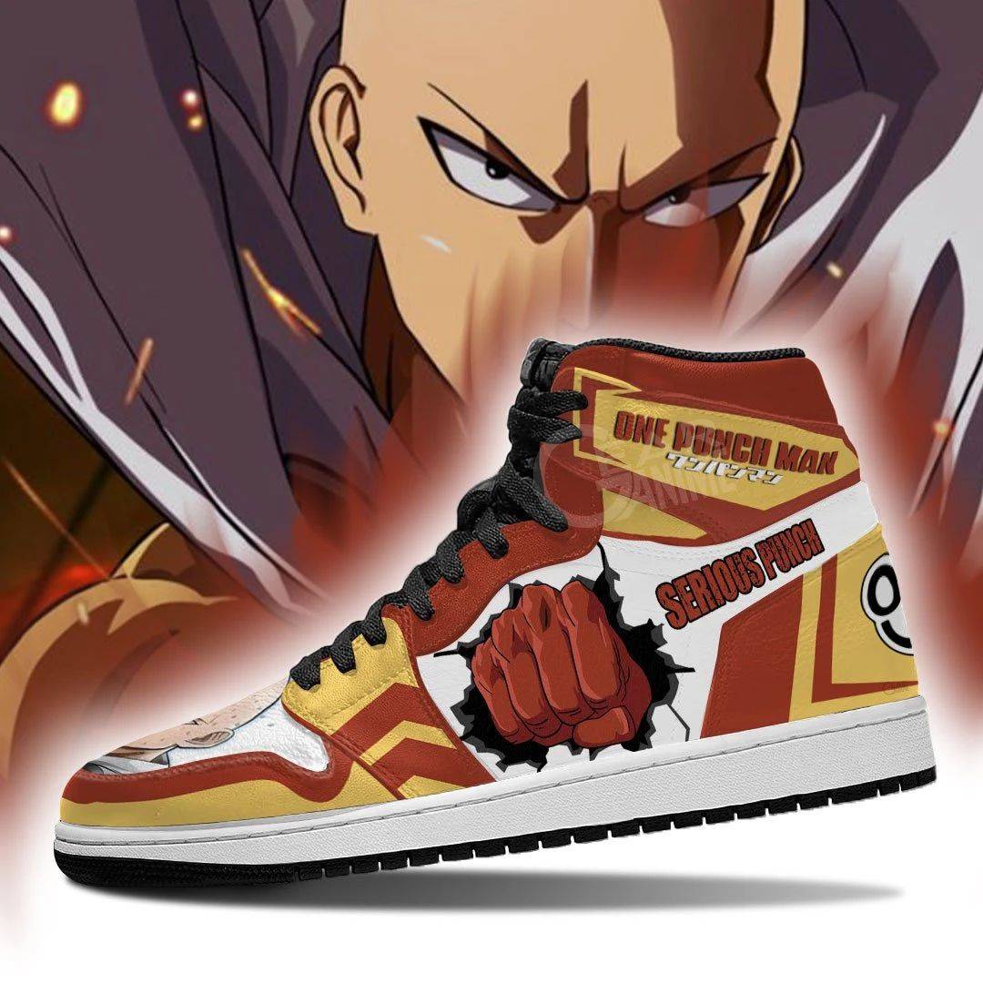 One Punch Man Sneakers Saitama Serious Punch Anime Shoes JDH0819 – We ...