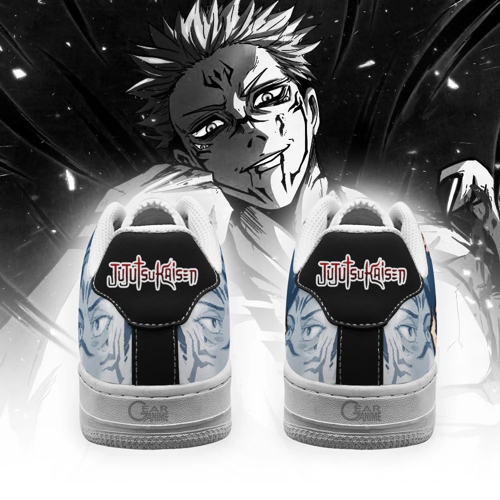 Ryoumen Sukuna Jujutsu Kaisen Air Force 1 Sneakers Custom Anime Shoes ...