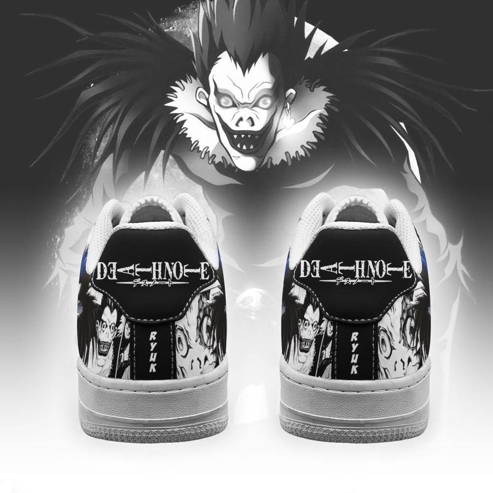 Ryuk Air Nike Air Force Shoes Unique Death Note Anime Custom Sneakers ...