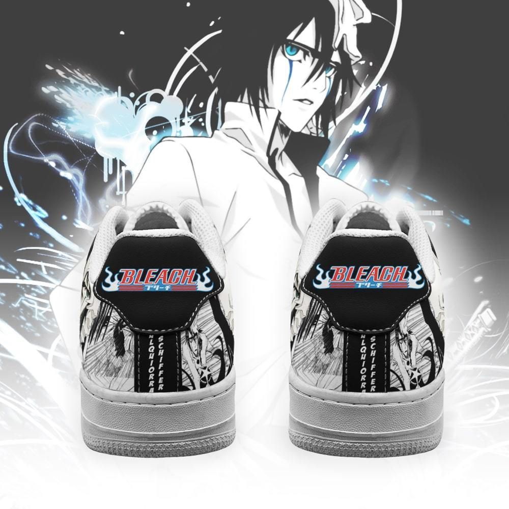 Schiffer Ulquiorra Air Nike Air Force Shoes Unique Bleach Anime Custom ...