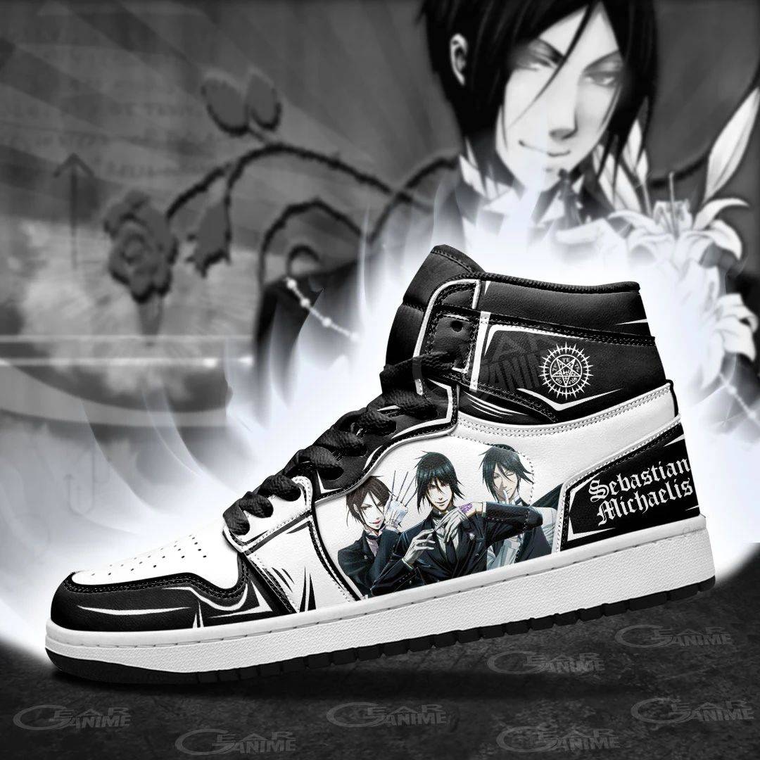 Sebastian Michaelis Sneakers Black Butler Anime Shoes JDH0268 – We sell ...