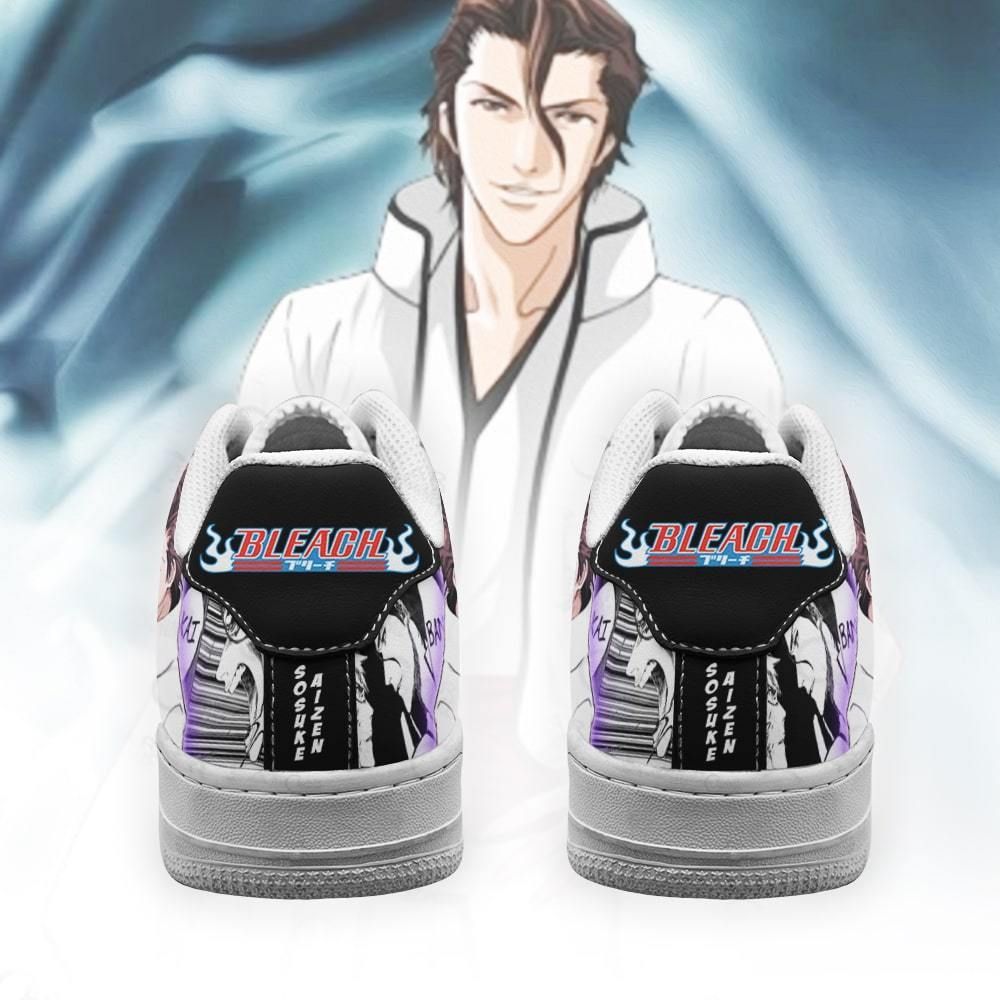 Sosuke Aizen Air Nike Air Force Shoes Unique Bleach Anime Custom ...