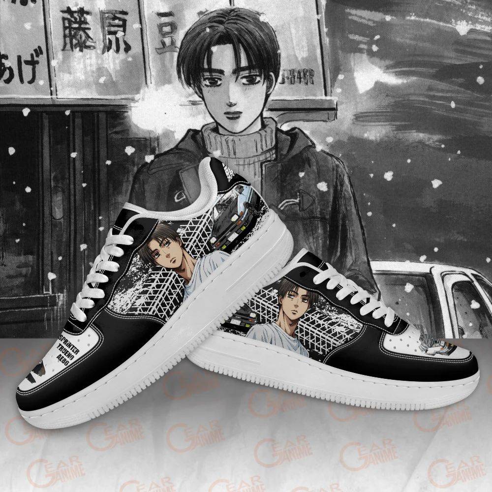 Takumi Fujiwara Shoes Initial D Anime Air Force Sneakers AF0041 – We ...
