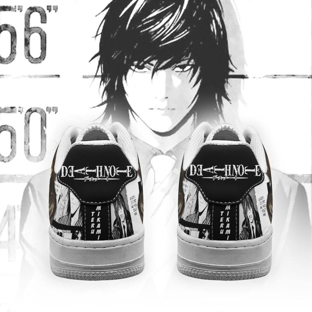 Teru Mikami Air Nike Air Force Shoes Unique Death Note Anime Custom ...