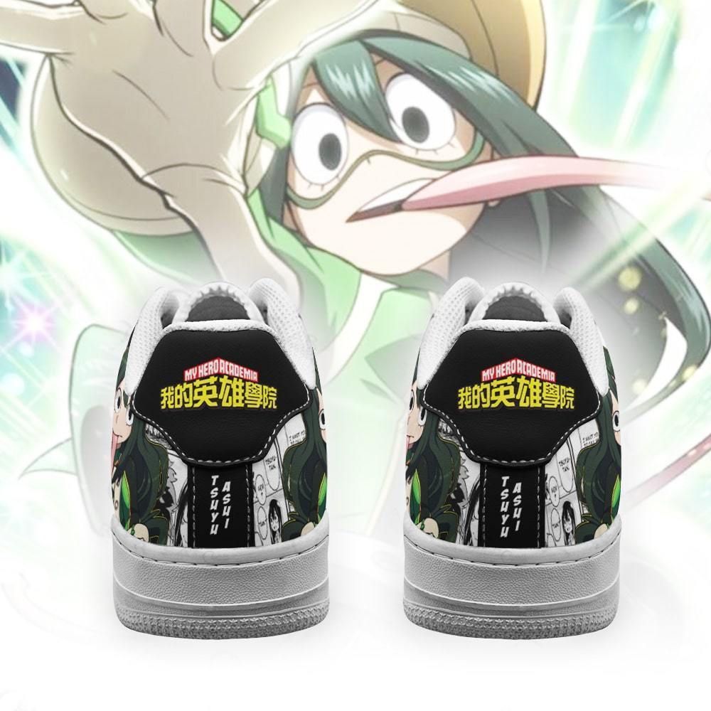 Tsuyu Asui Air Force Sneakers Custom My Hero Academia Anime Shoes Fan ...