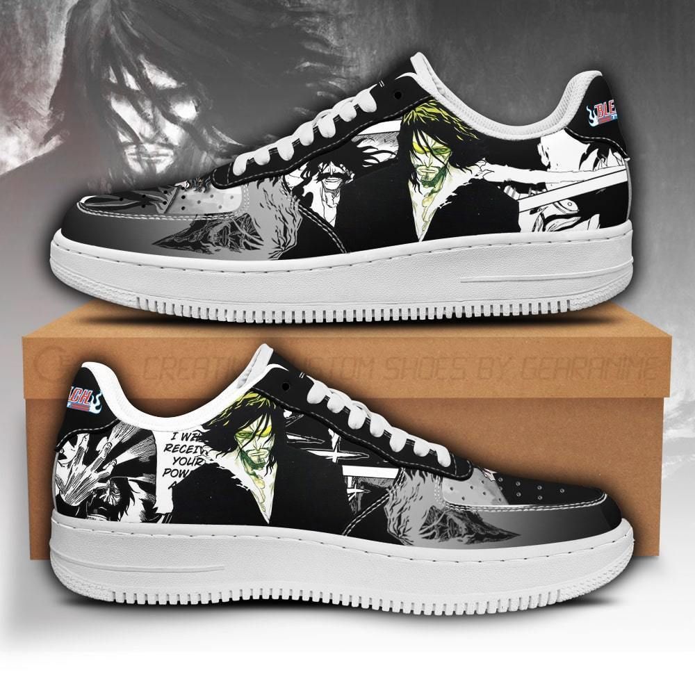 Zangetsu Nike Air Force Shoes Unique Bleach Anime Custom Sneakers ...