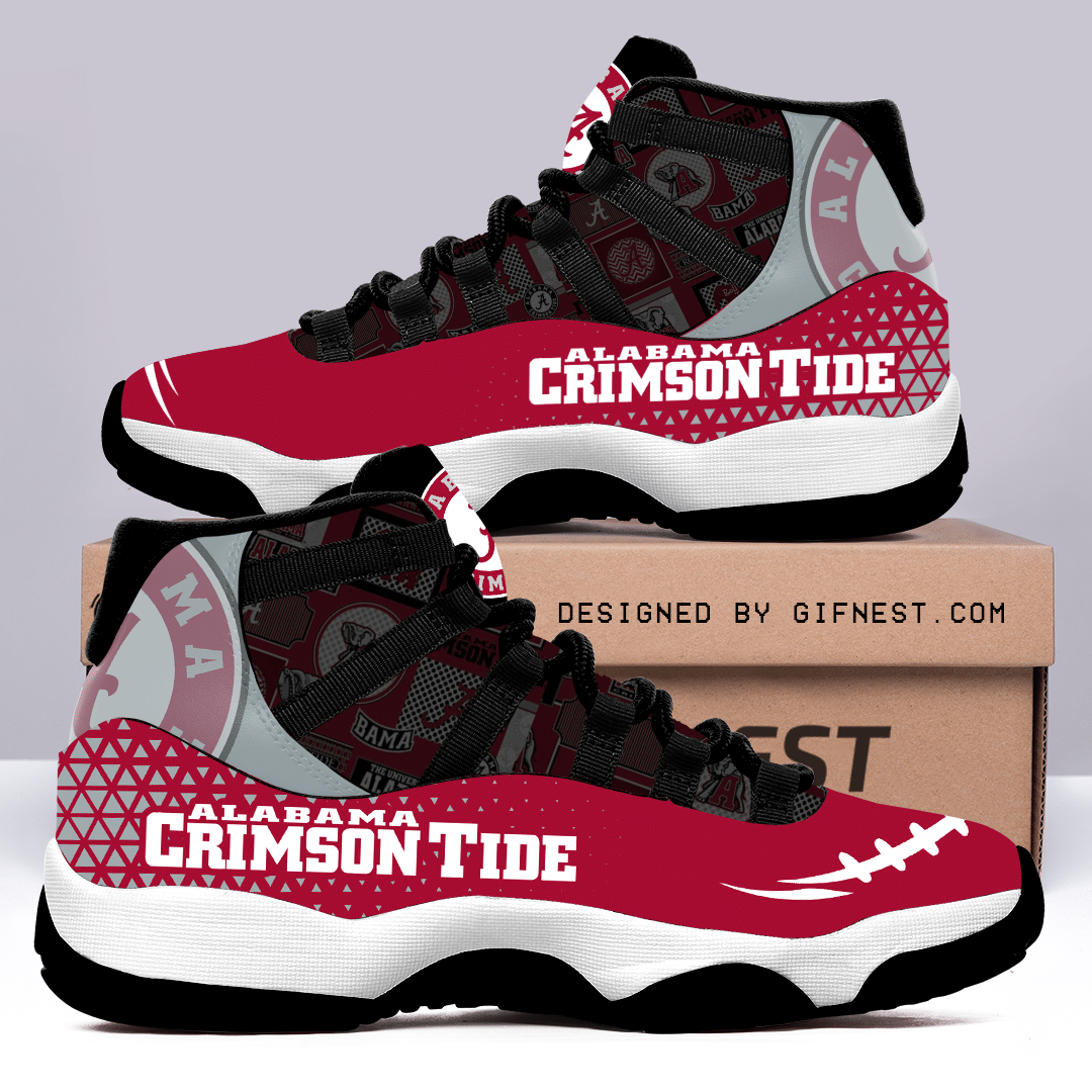 Alabama Crimson Tide Air Jordan 11 Custom Sneaker For Fans JD110076 ...