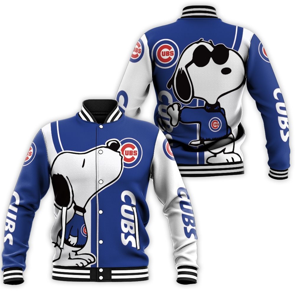 Chicago Cubs Snoopy Lover 3D Printed Baseball Jacket BJ1783 – We sell ...