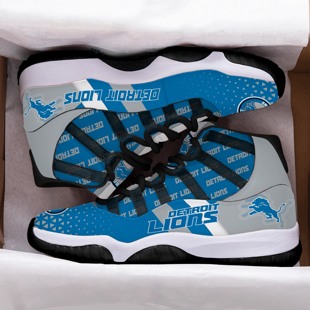 Detroit Lions Air Jordan 11 Custom Sneaker For Fans JD110107 – We sell ...