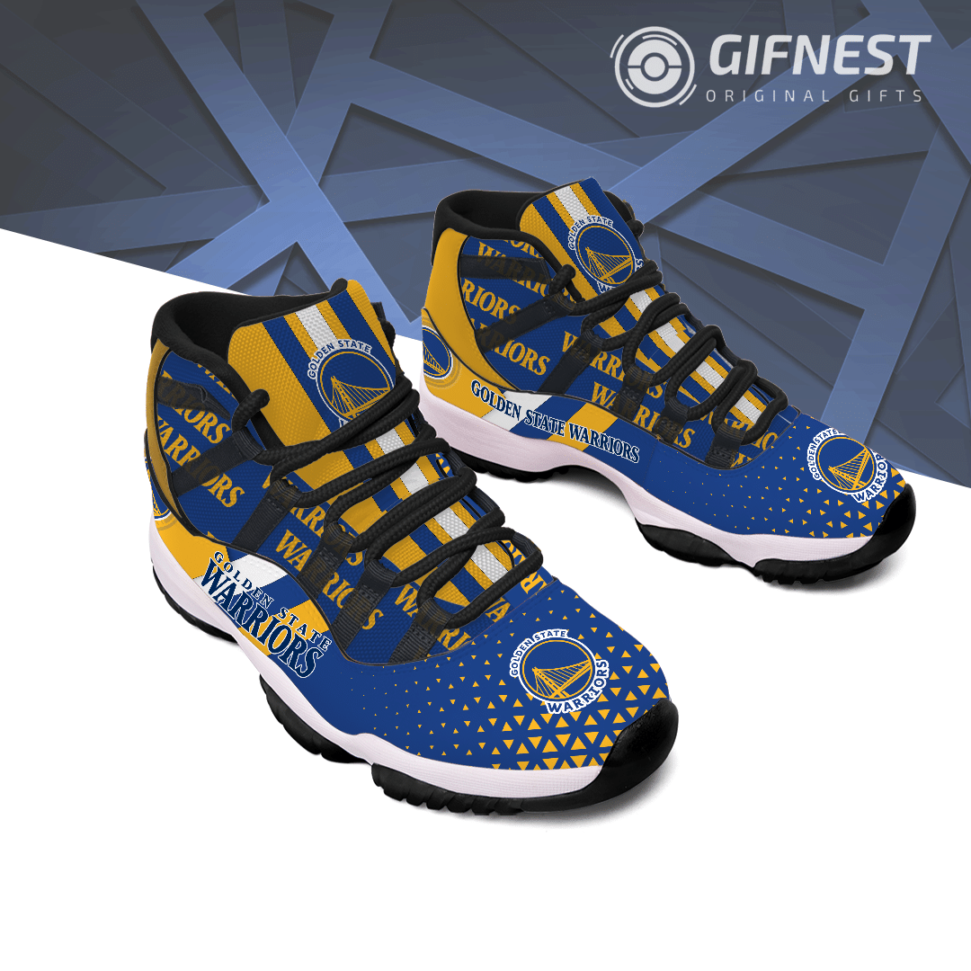 Golden State Warriors Air Jordan 11 Custom Sneaker For Fans JD110100 ...