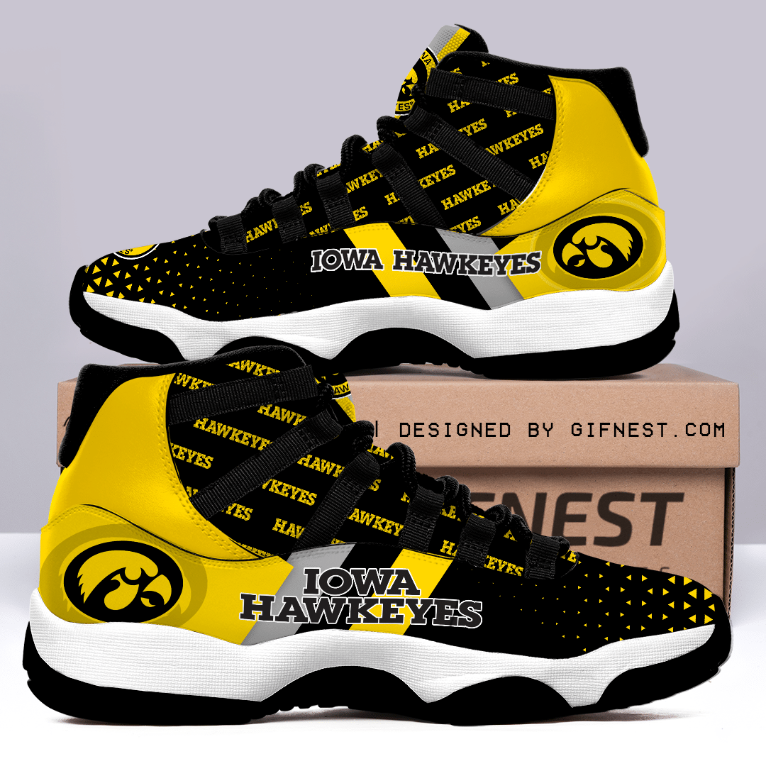 Iowa Hawkeyes Air Jordan 11 Custom Sneaker For Fans JD110080 – We sell ...