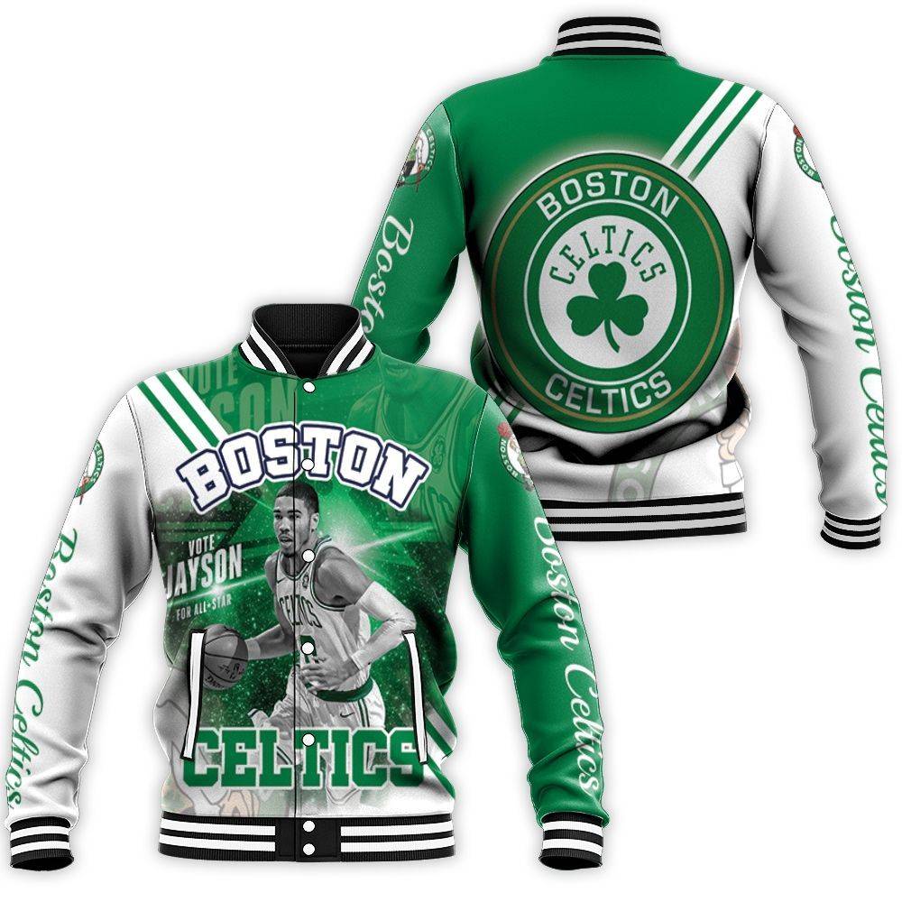Jayson Tatum 0 Boston Celtics For All Star Baseball Jacket BJ0825 – We ...