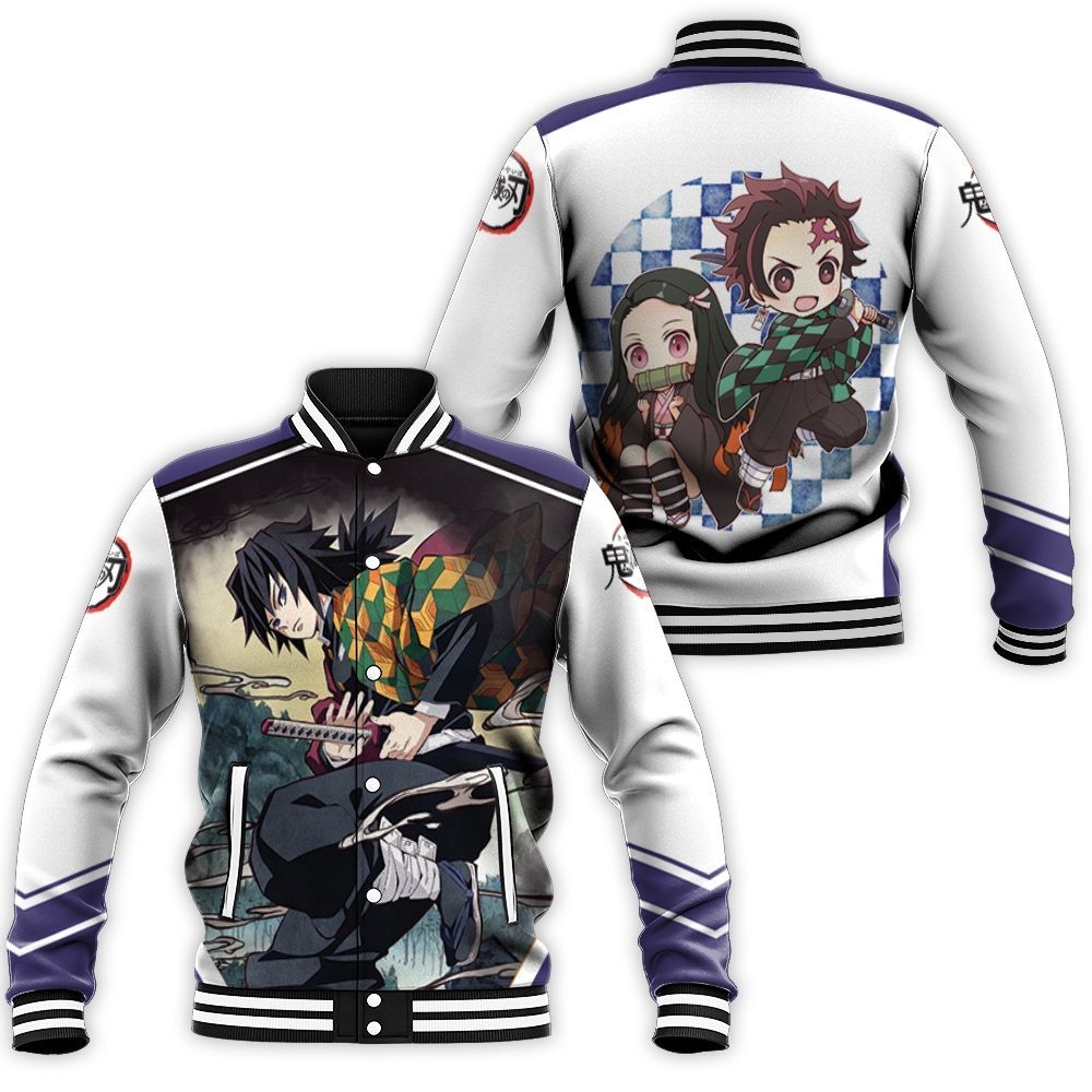 Kocho Shinobu Kimetsu No Yaiba Baseball Jacket BJ1401 – We sell ...