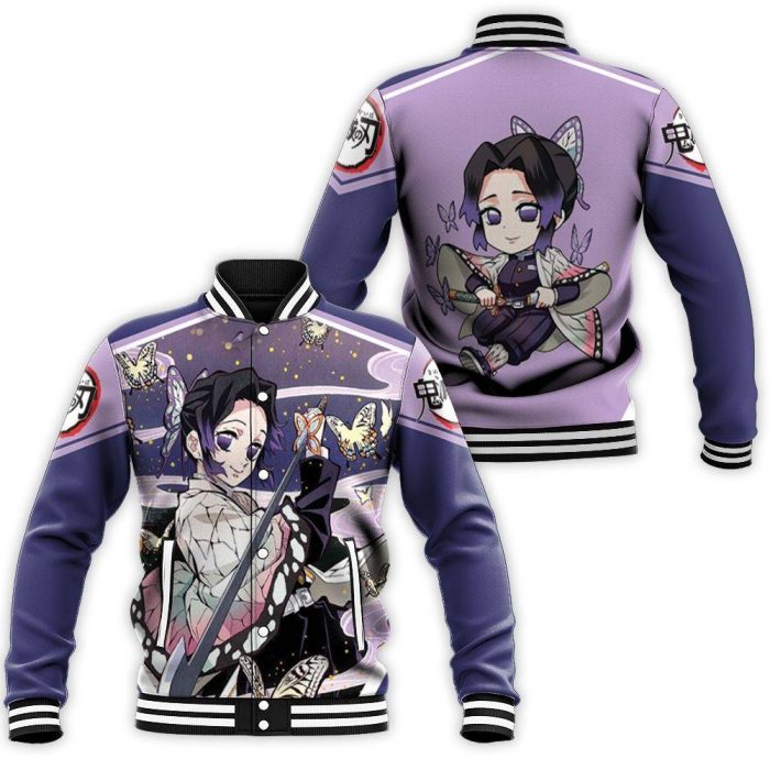 Kocho Shinobu Kimetsu No Yaiba Baseball Jacket BJ0273 – We sell ...