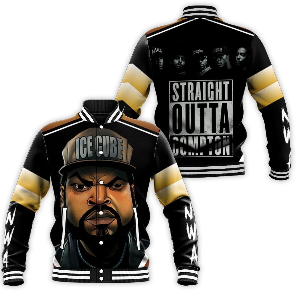 N.W.A Ice Cube Straight Outta Compton Baseball Jacket BJ0780 – We sell ...