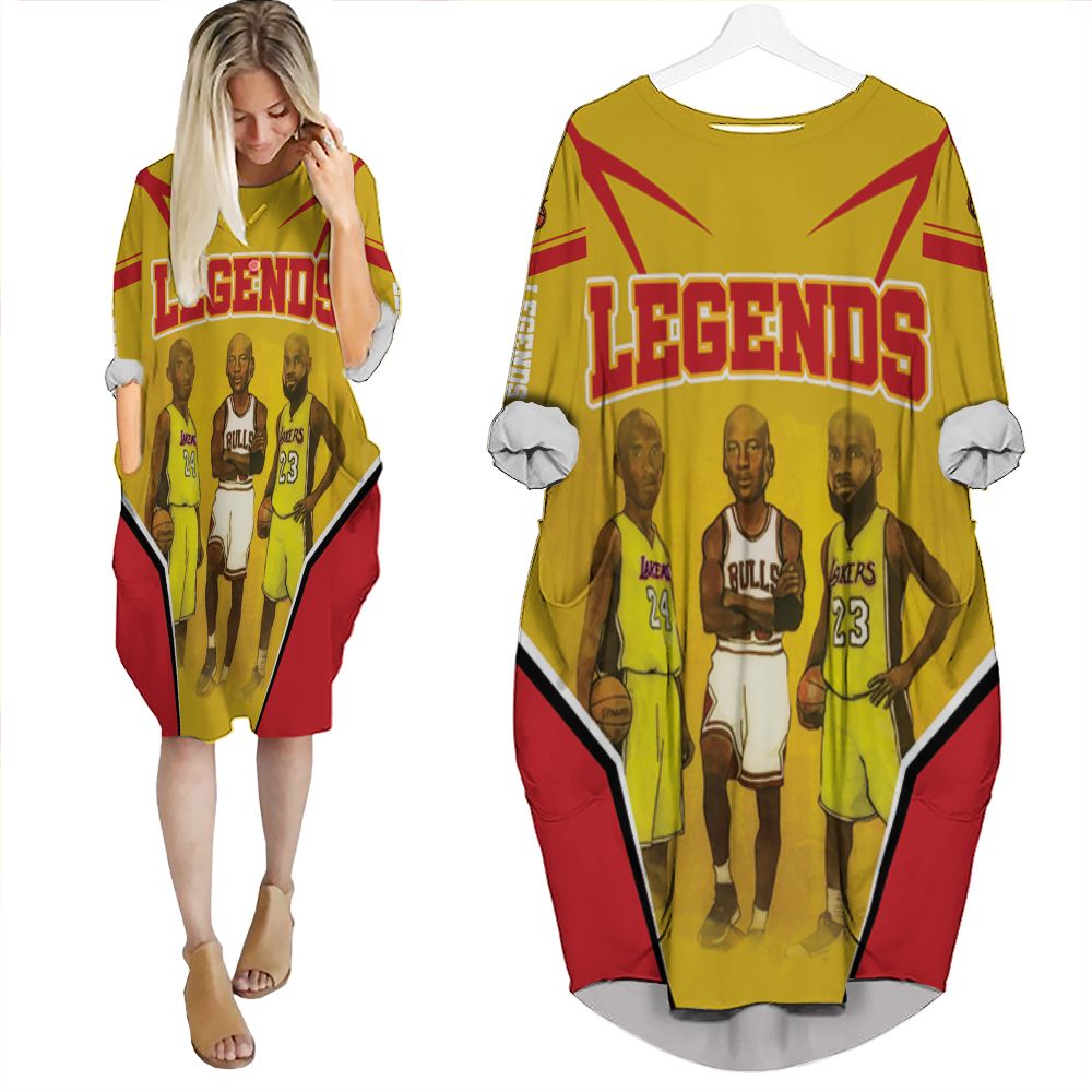 Nba Legend Michael Jorndan Kobe Bryant Lebron James Chibi Batwing ...