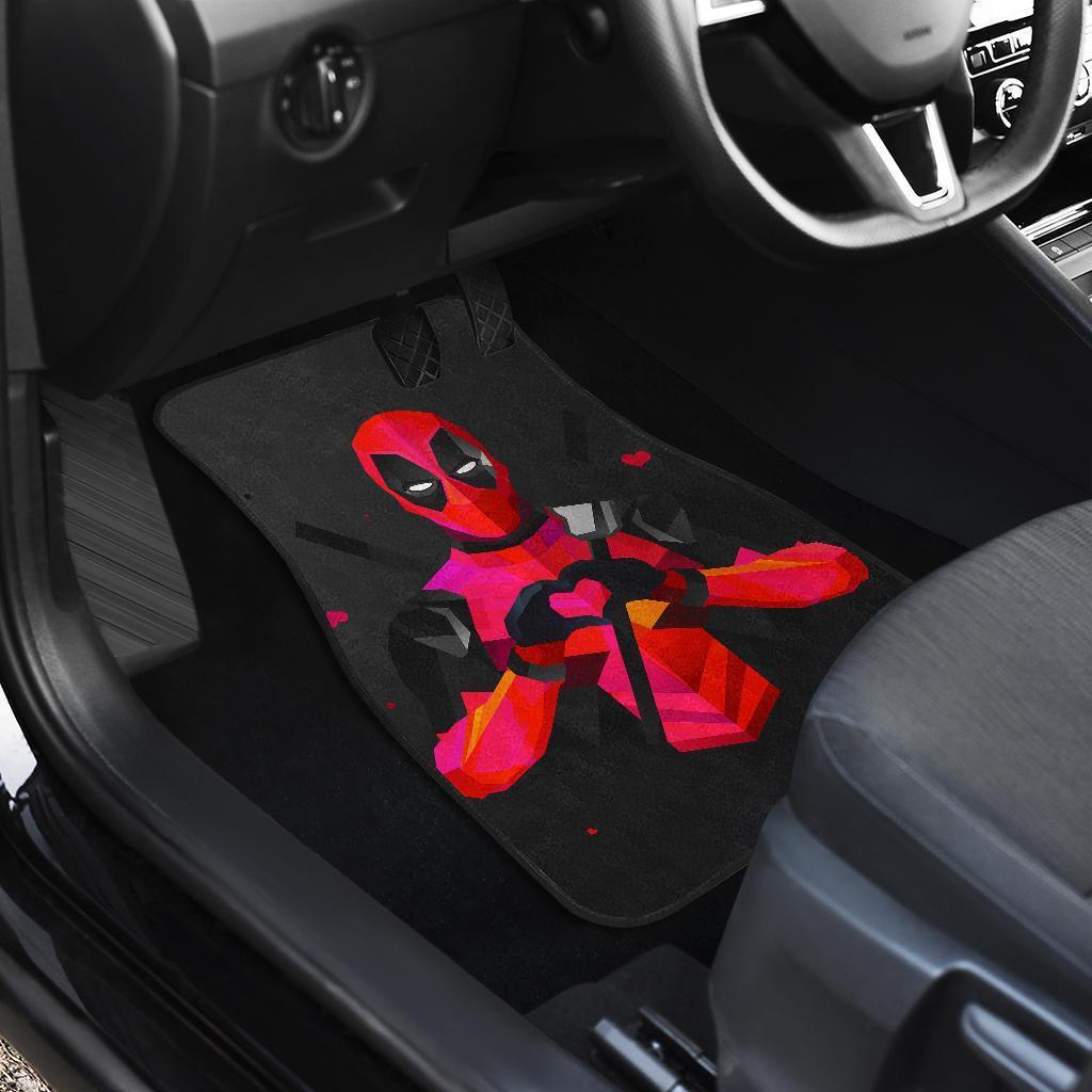 Deadpool Heart Hand Sign In Dark Theme Car Floor Mats – We sell ...