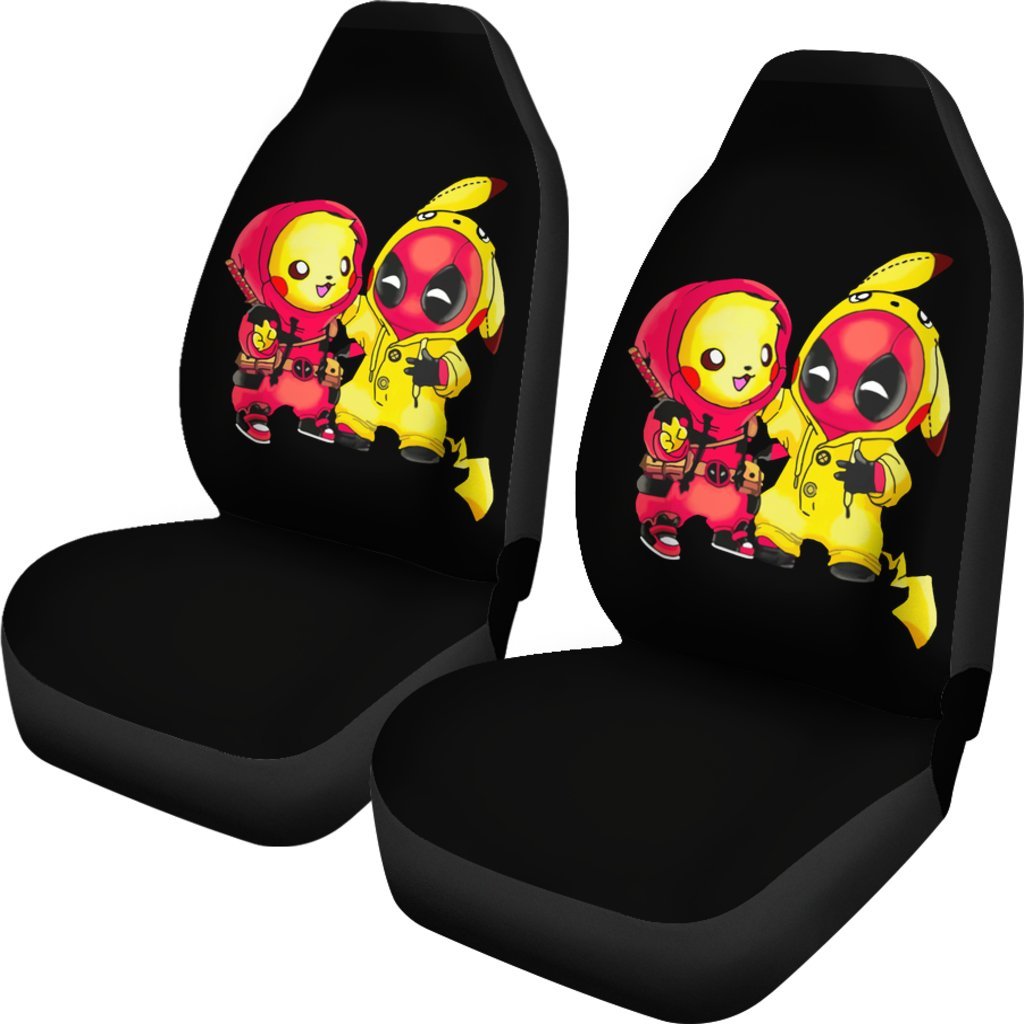 Pikachu Deadpool Car Seat Covers – Car Accessories – We sell presents ...